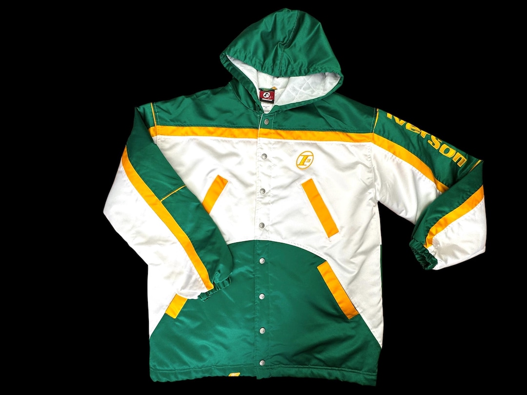 Vintage Allen Iverson I3 Jacket, Reebok Limited Edition Basketball ...
