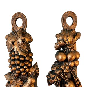 Vintage Oversize Utensils, Syroco Faux Copper Fork and Spoon Wall ...