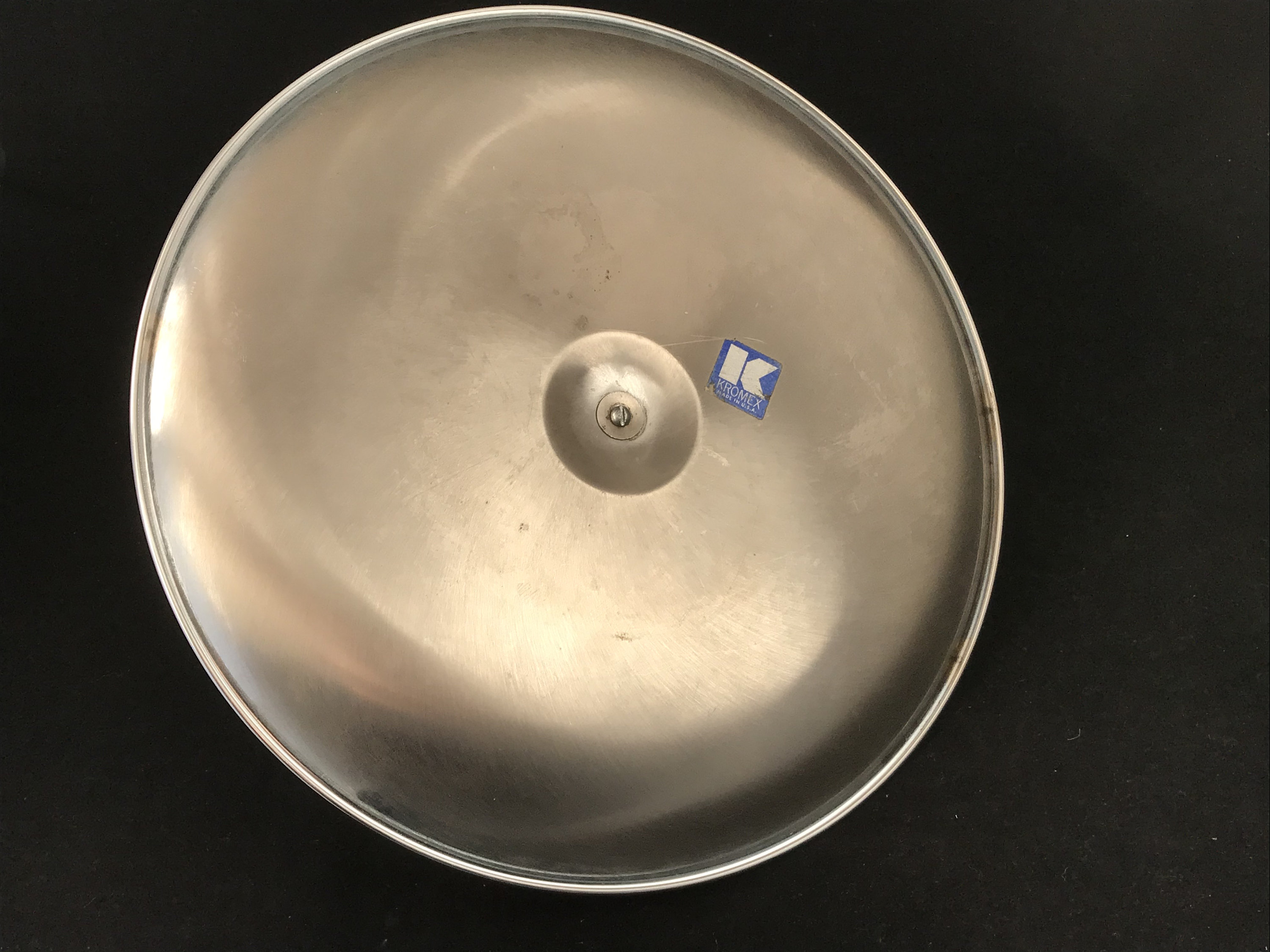 Vintage Kromex Tray Chrome Mod Teak Wood Handle Dessert | Etsy