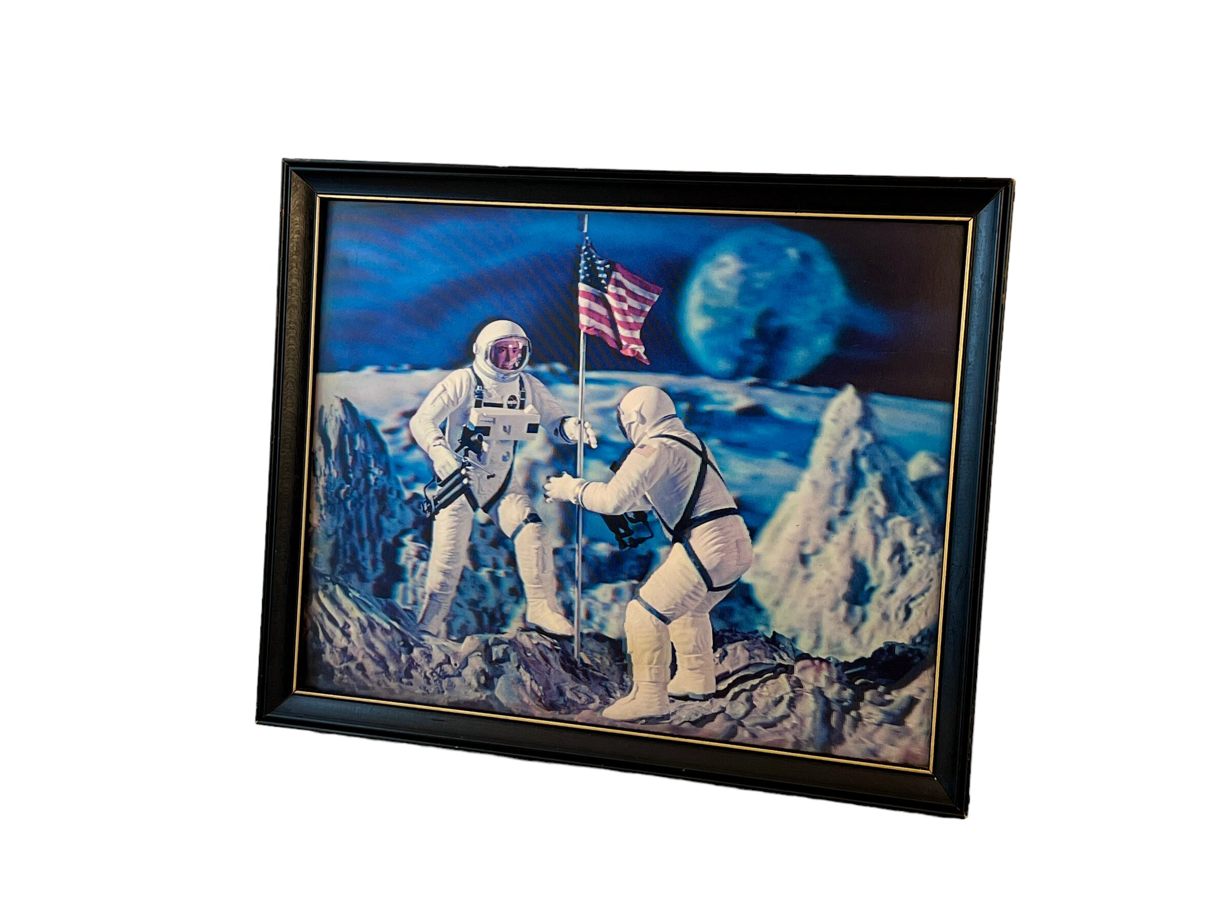 Vintage Moon Landing Art