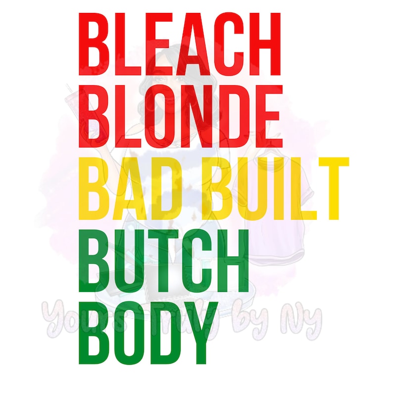 Bleach Blonde Bad Built Butch Body - Etsy