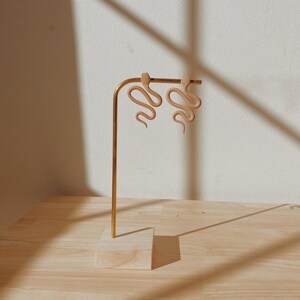 Boho Statement Snake Polymer Clay Earrings - Etsy