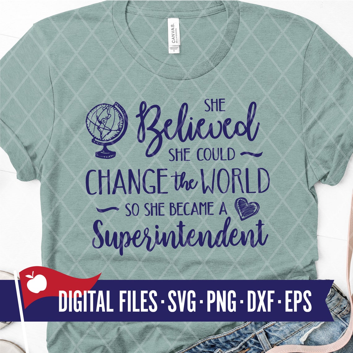 Superintendent SVG, Principal Shirt Design, School District ...