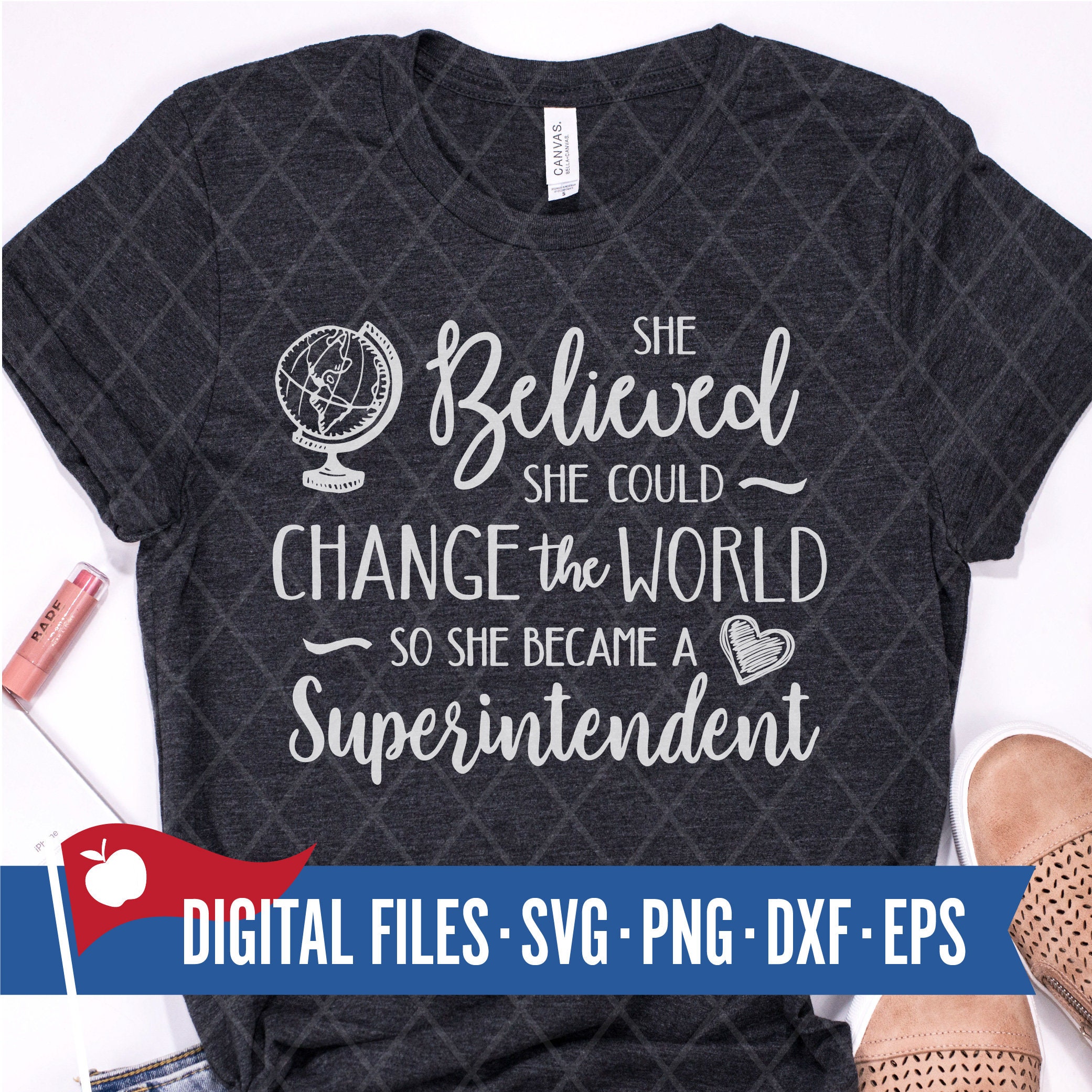 Superintendent SVG, Principal Shirt Design, School District ...