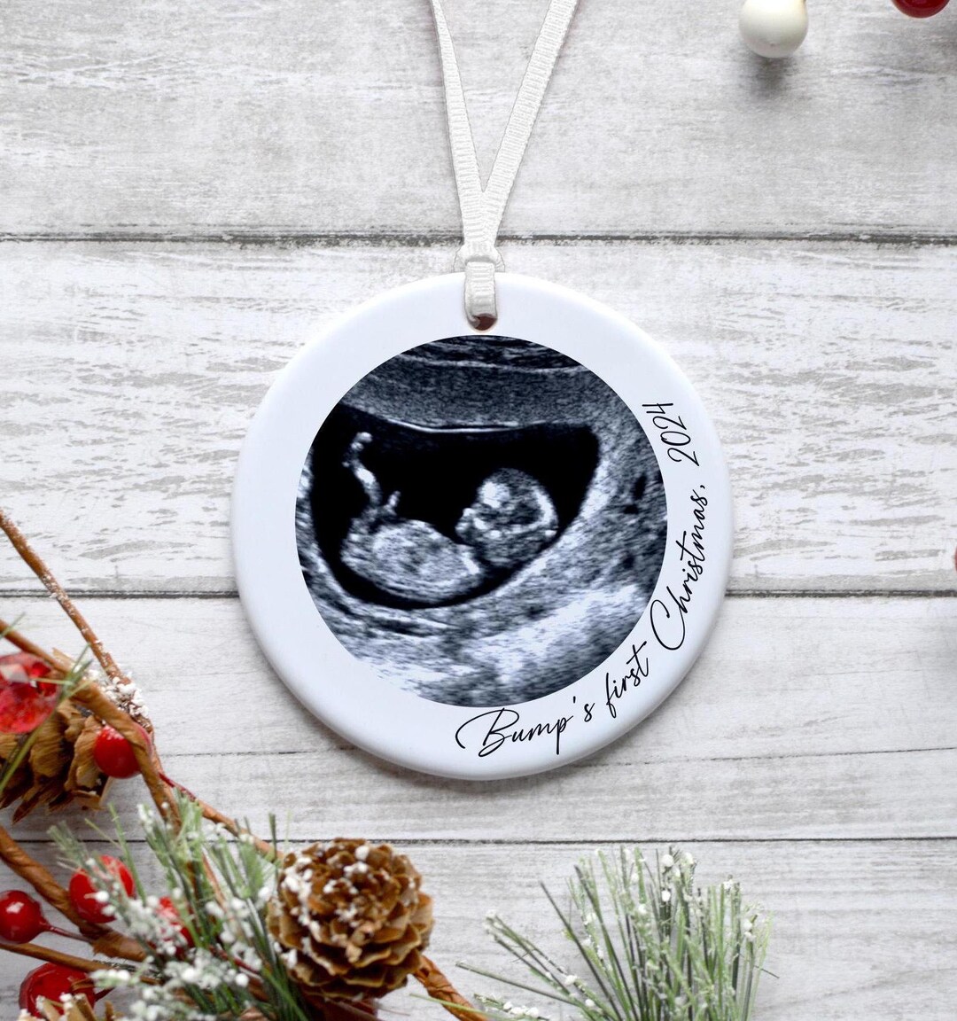 Bump's First Christmas Ornament, Pregnancy Announcement - Etsy