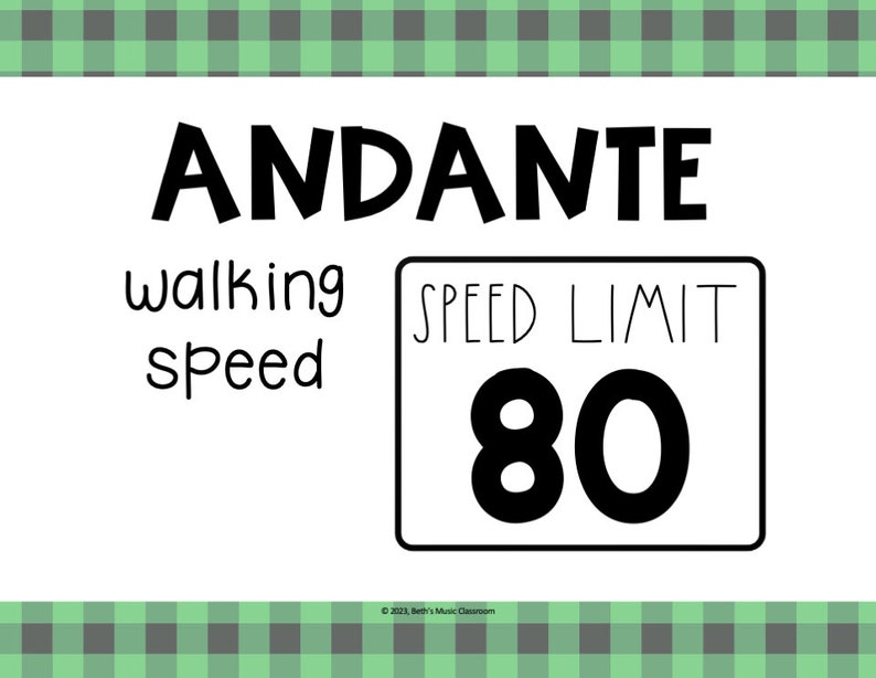 Tempo Music Posters and Game With Metronome Markings - in Google/pdf ...