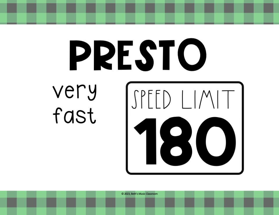 Tempo Music Posters and Game With Metronome Markings - in Google/pdf ...