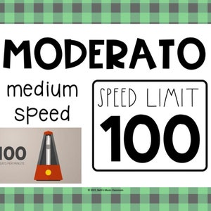 Tempo Music Posters and Game With Metronome Markings - in Google/pdf ...