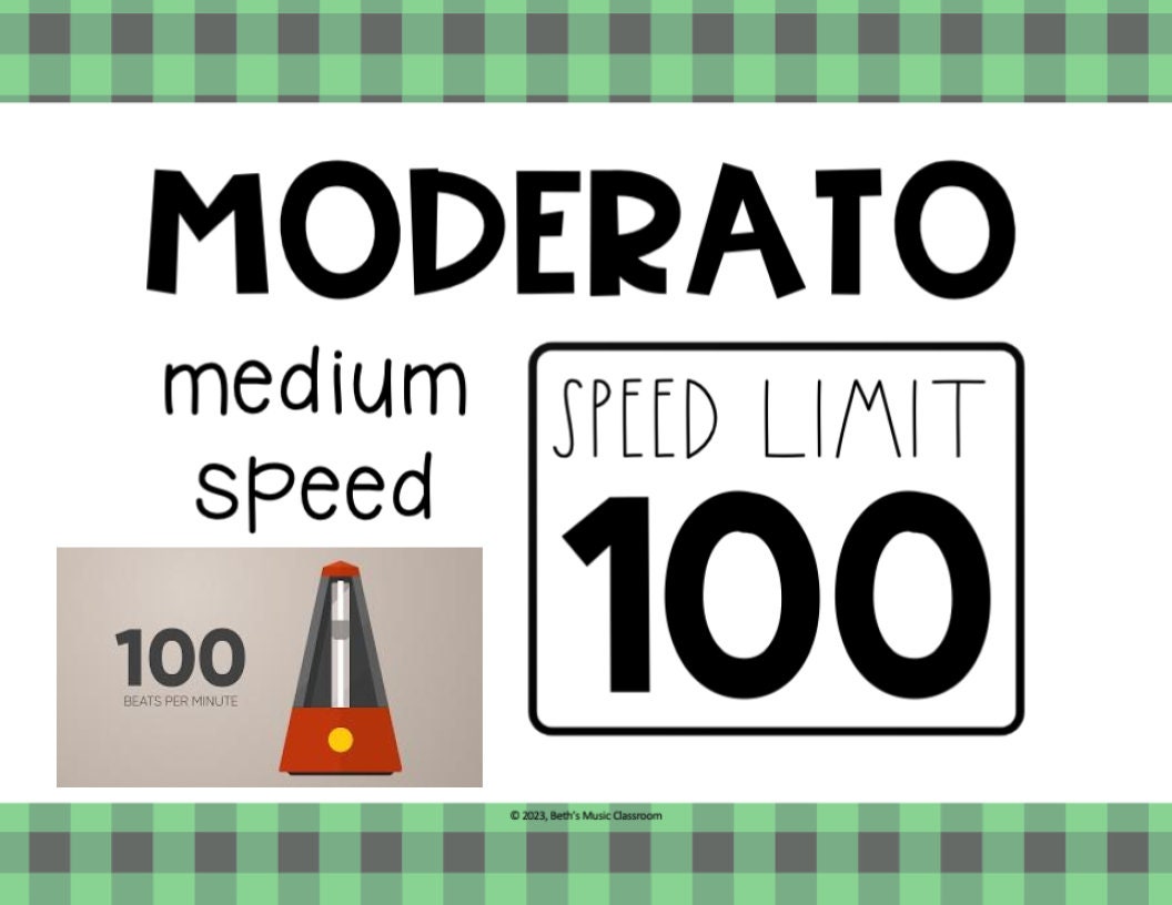 Tempo Music Posters and Game With Metronome Markings - in Google/pdf ...