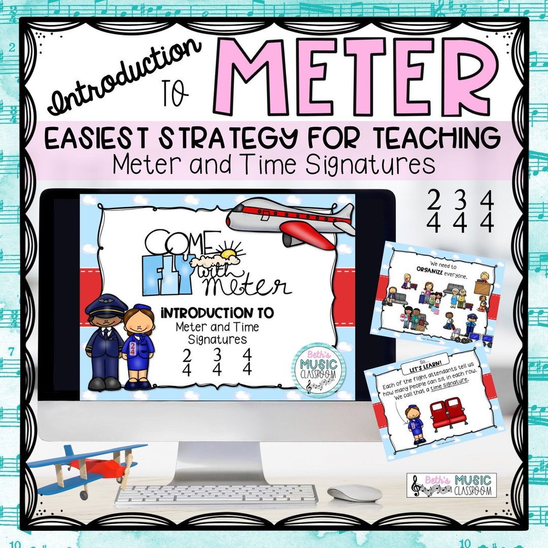 Meter in Music, Introduction to Time Signatures for Elementary Music - Etsy
