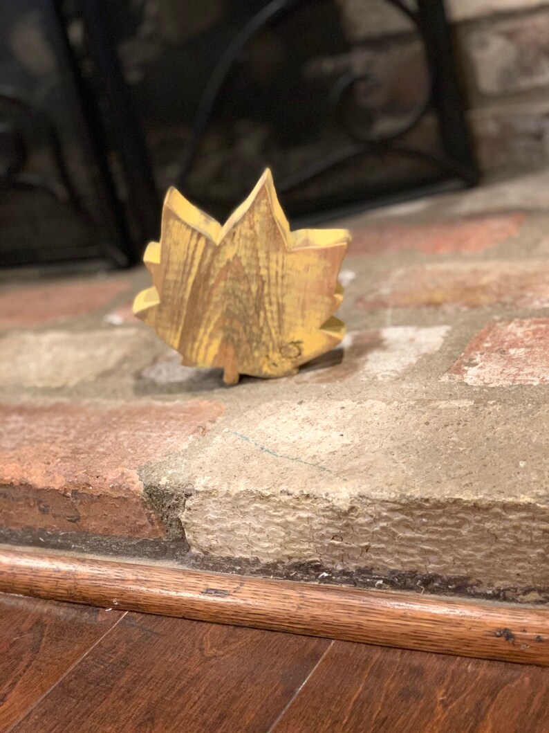 Rustic Wood Fall Leaves Set3 | Etsy