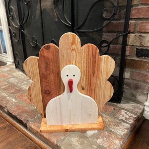 Rustic Wood Turkey - Etsy
