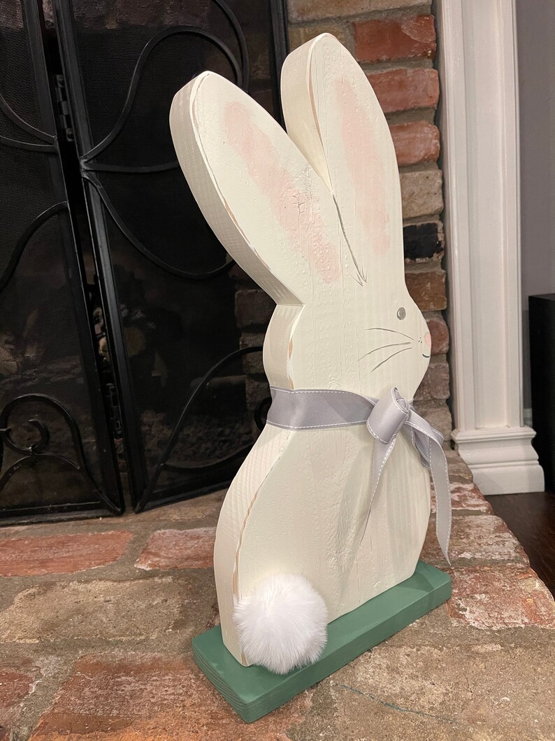 Rustic Wood Easter Bunny - Etsy