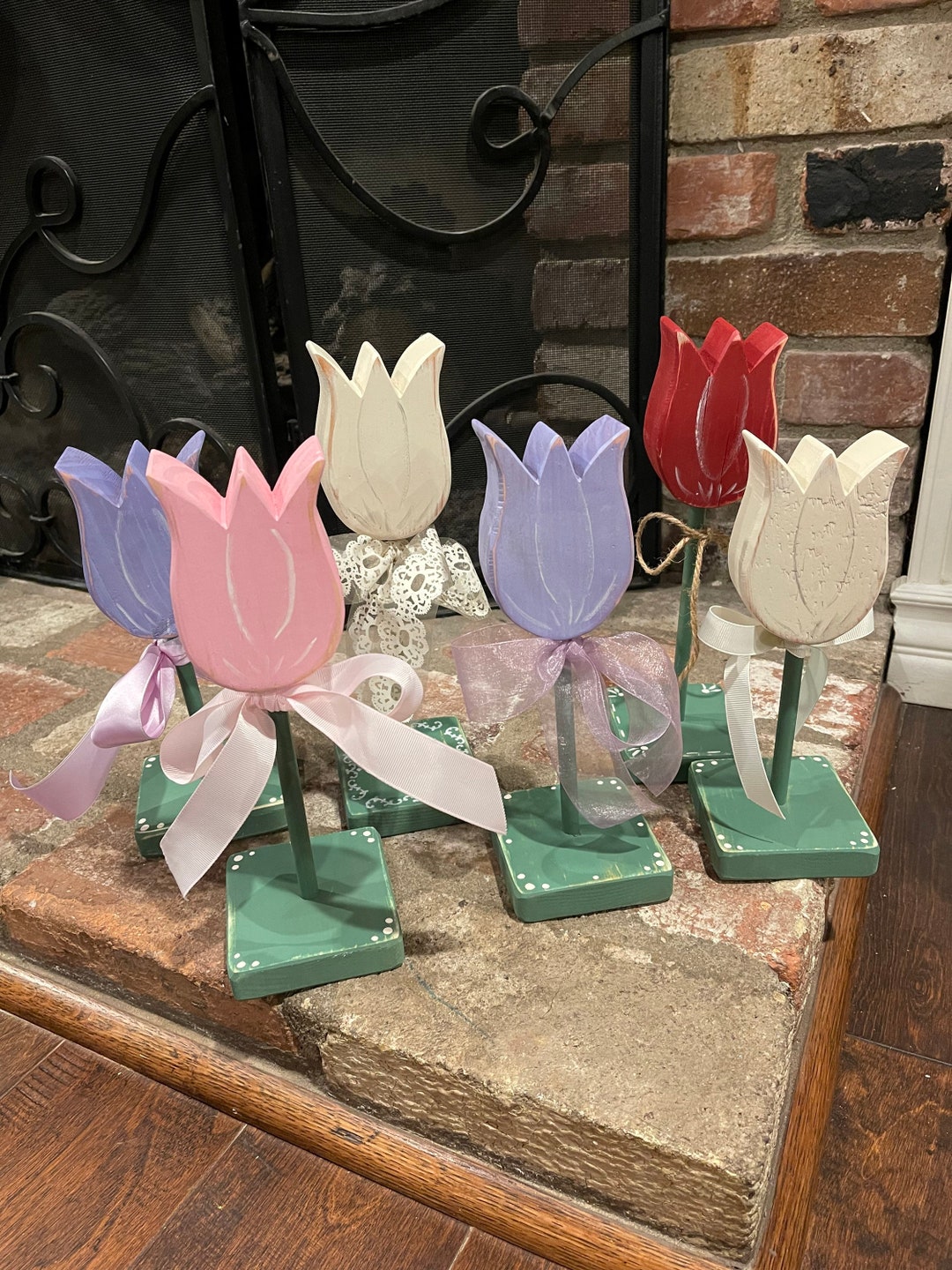 Rustic Wood Tulip 1 - Etsy