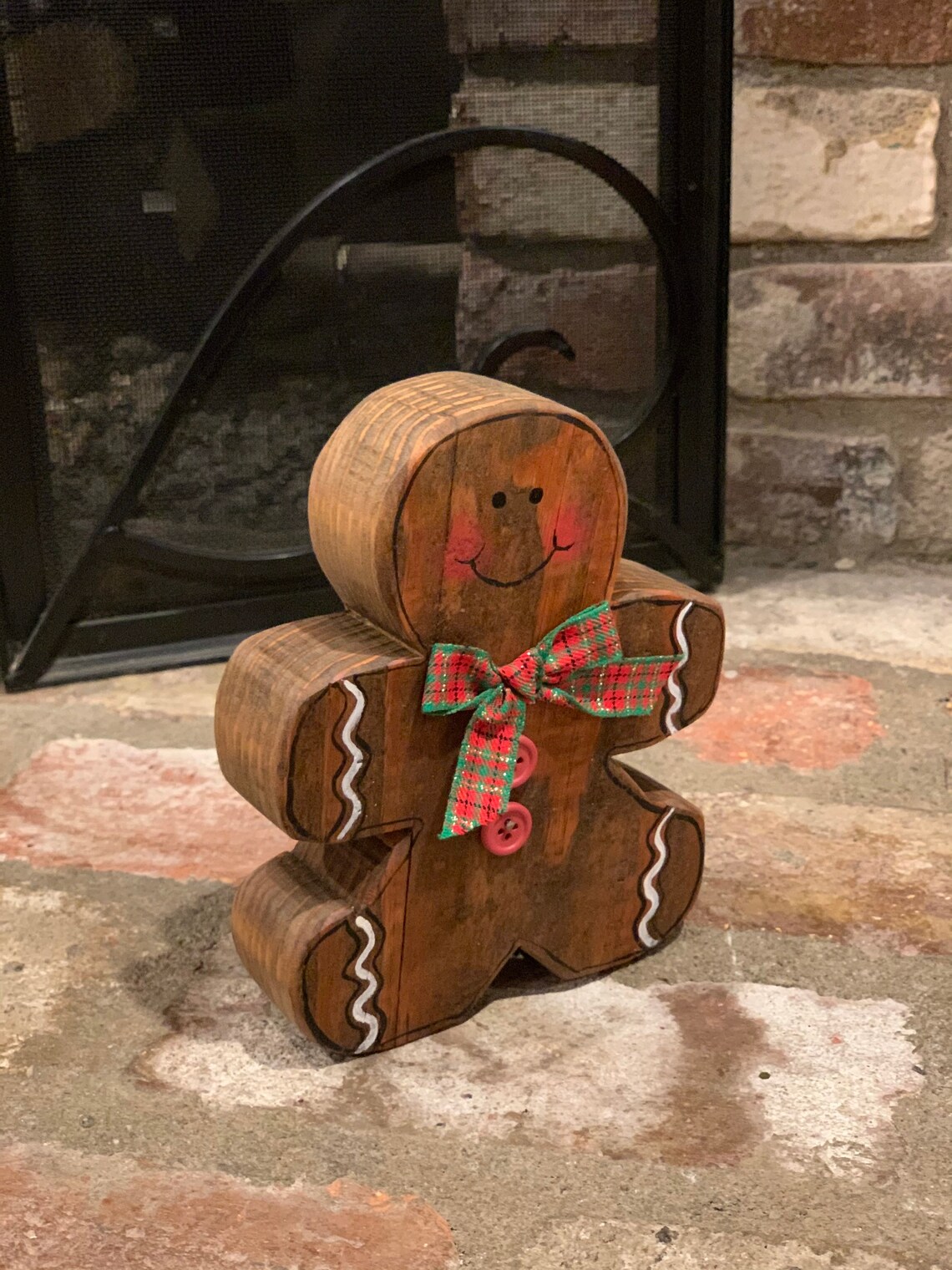 Rustic Gingerbread Man - Etsy