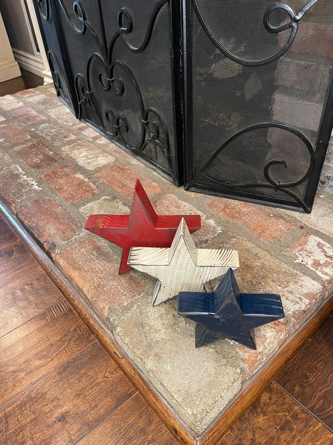 Rustic Wood Star Set | Etsy