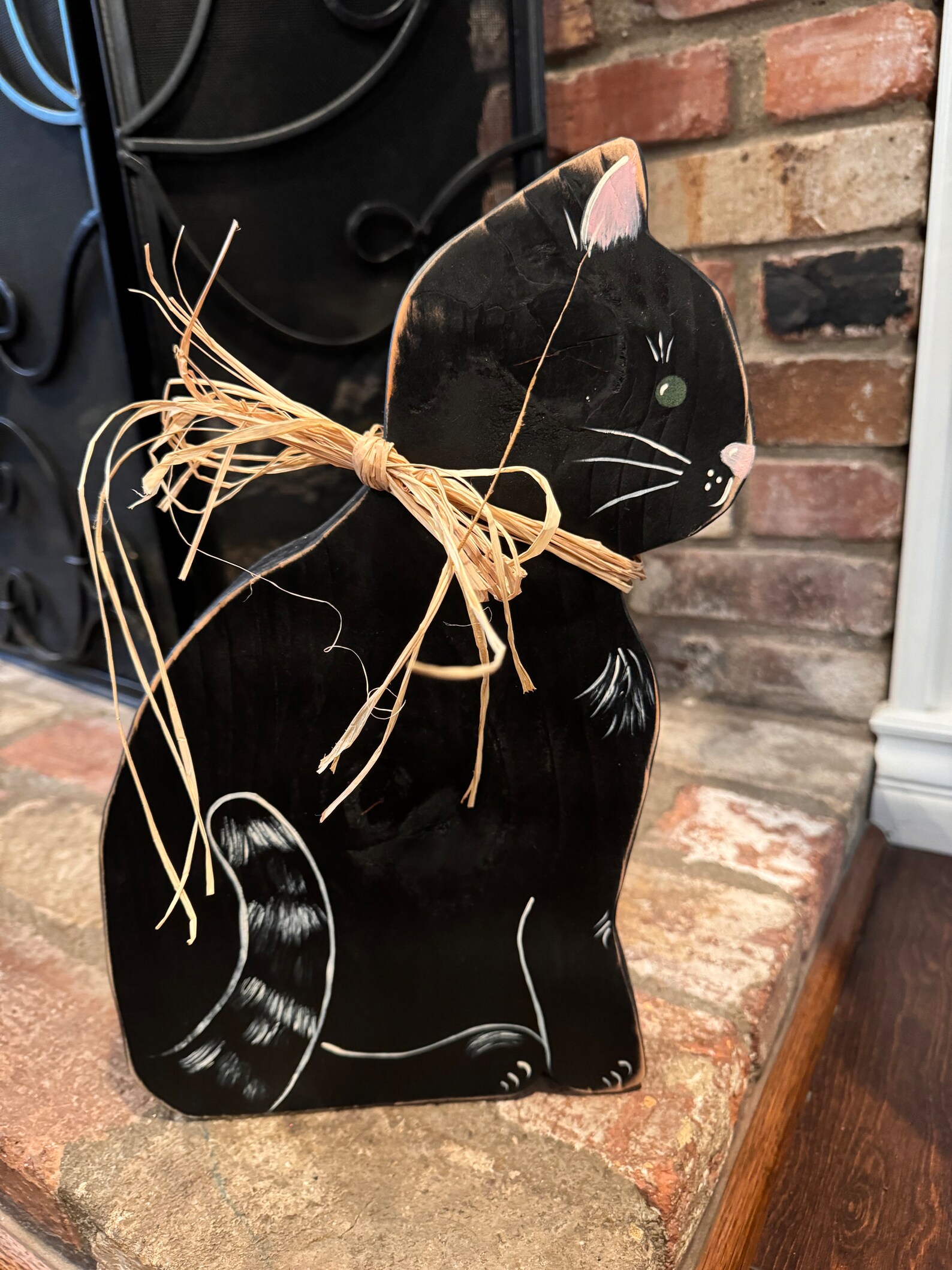 Rustic Wood Cat large - Etsy