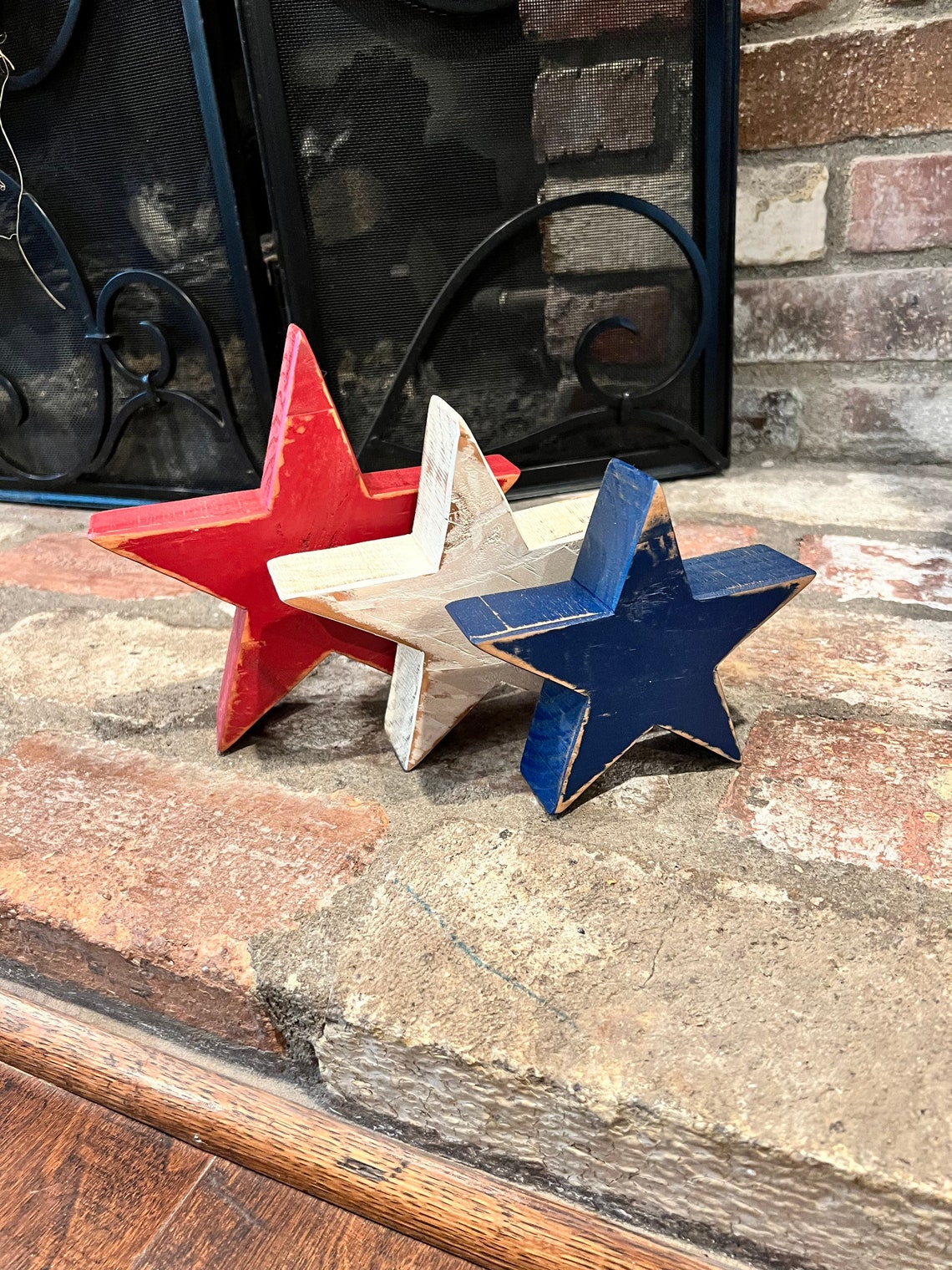 Rustic Wood Star Set - Etsy