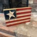 Rustic Wood American Flag Blocks - Etsy