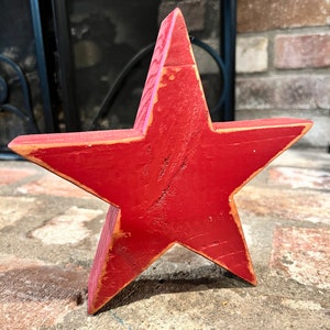 Rustic Wood Star Set - Etsy