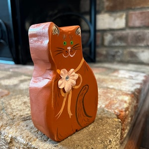 Rustic Upright Cat (1)-extra Small - Etsy