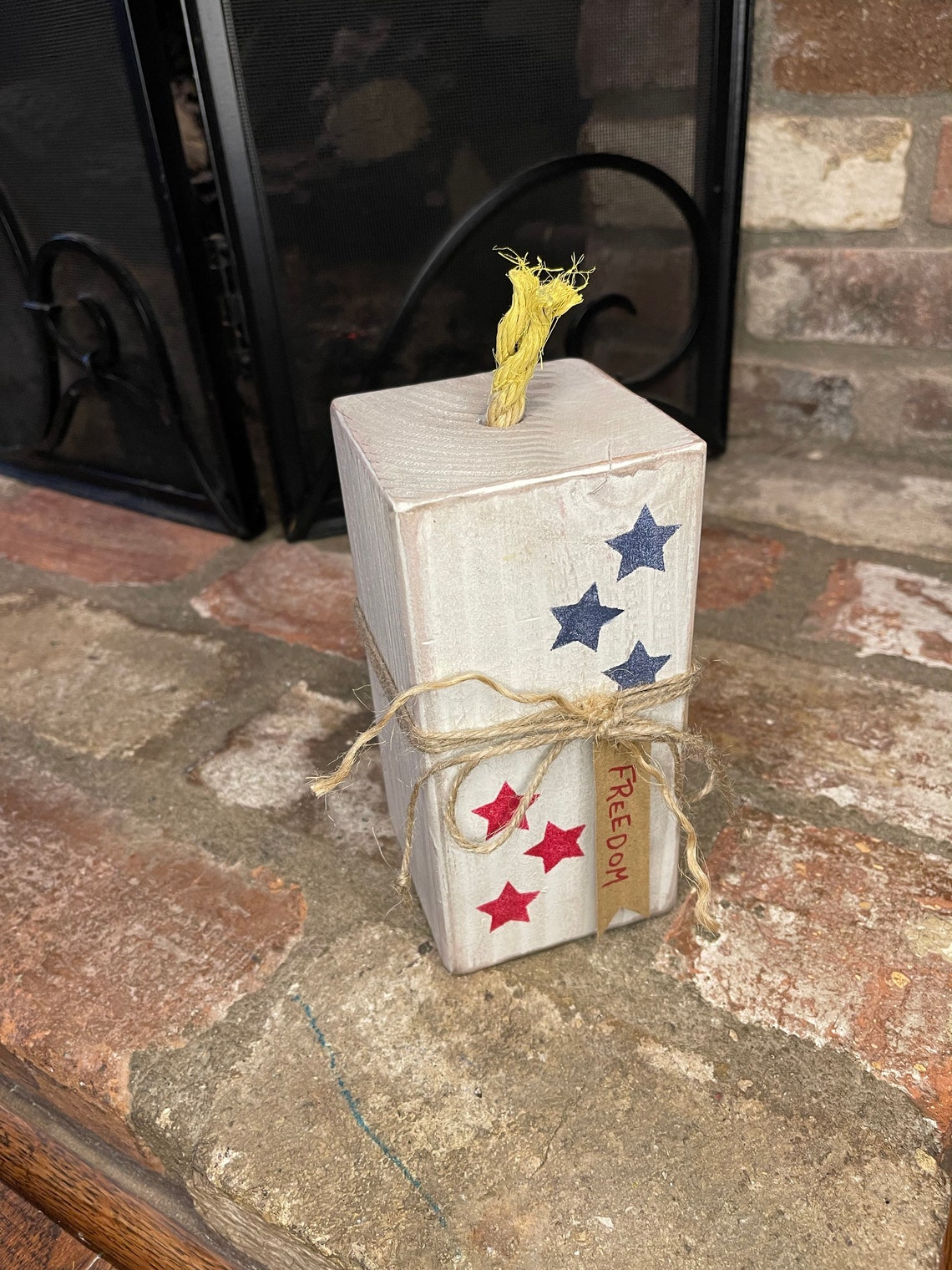Rustic Wood Firework Set (3) - Etsy