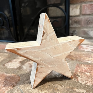 Rustic Wood Star Set - Etsy
