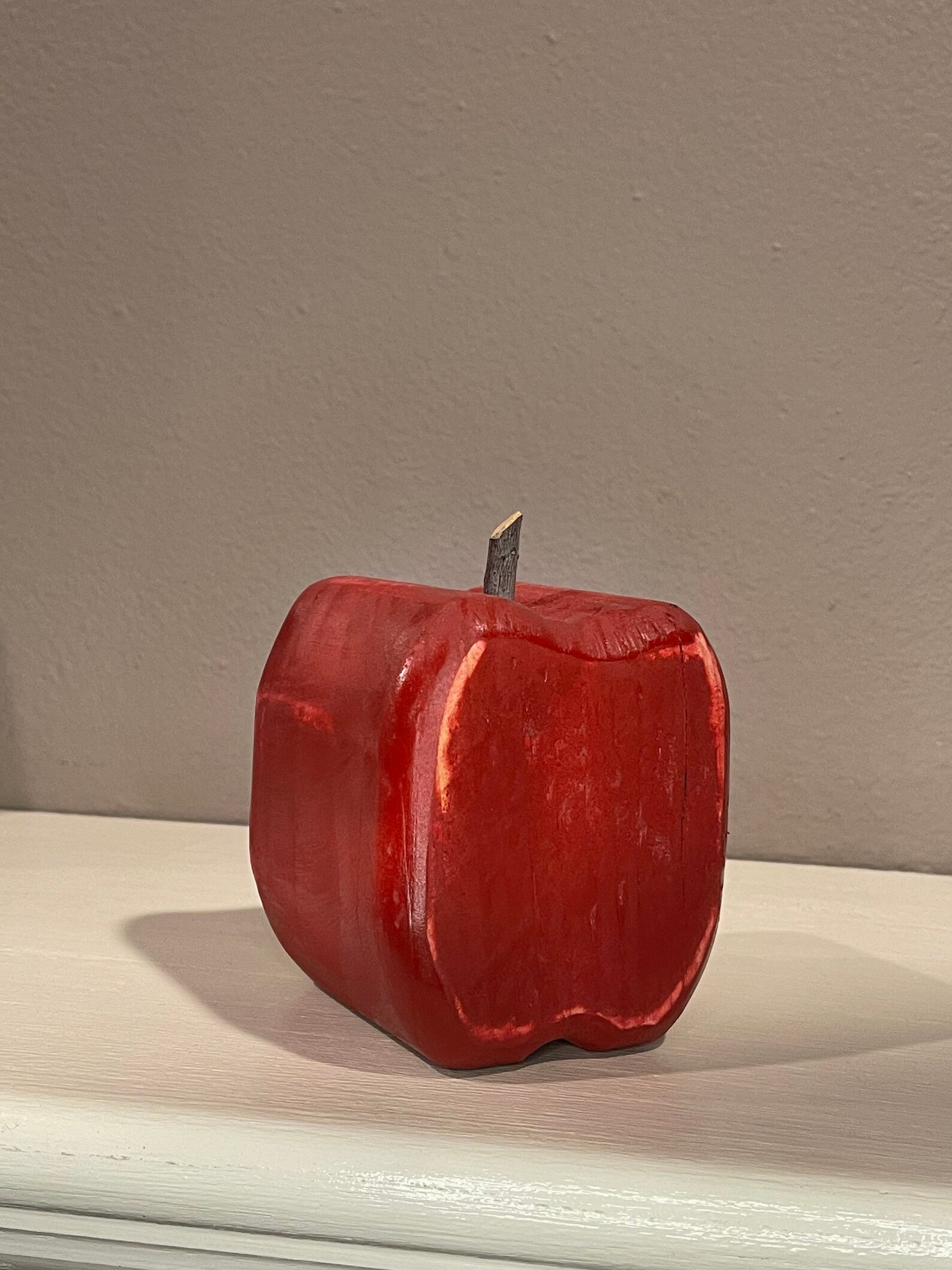 Rustic Wood Apple - Etsy