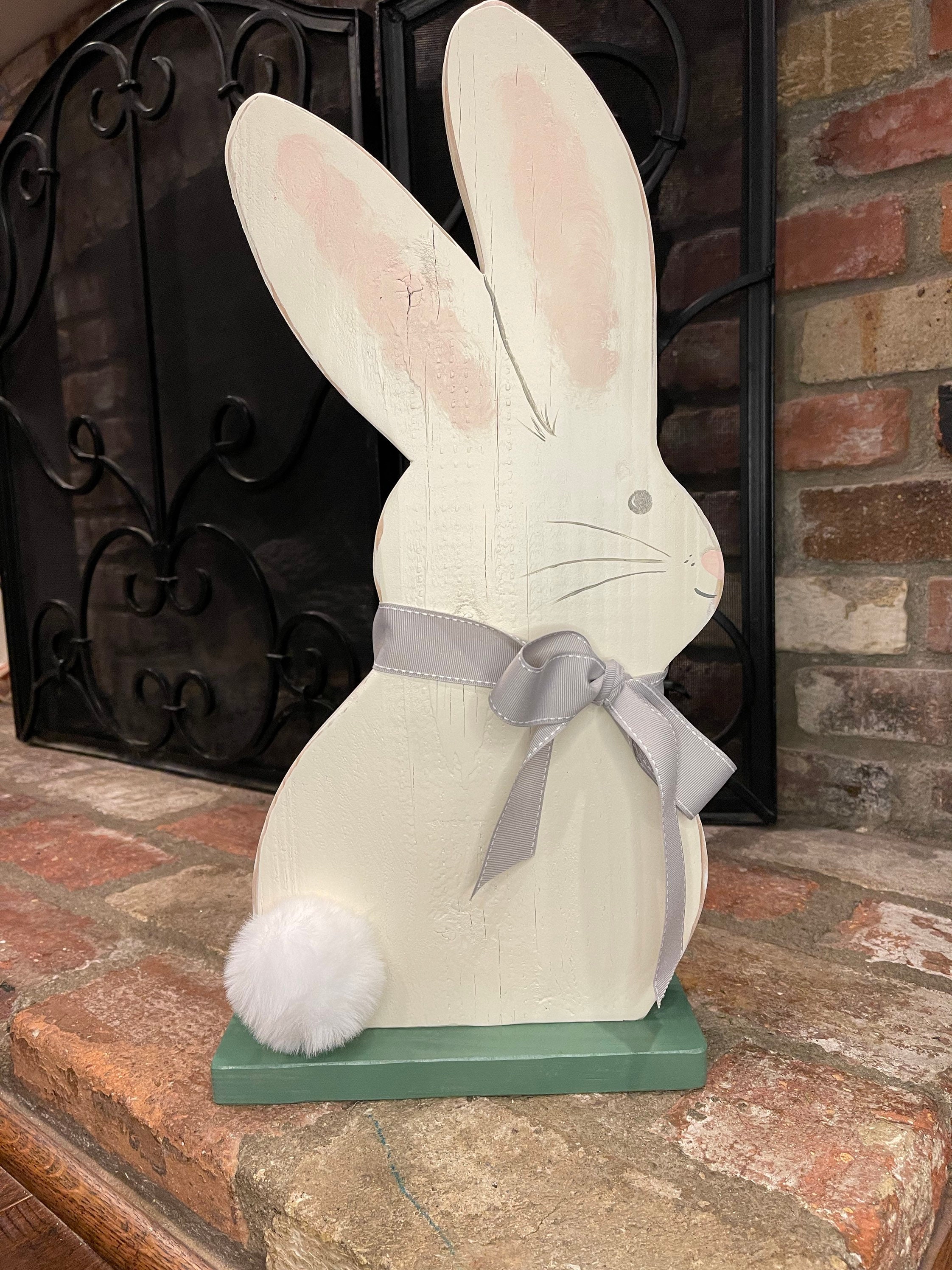 Rustic Wood Easter Bunny - Etsy