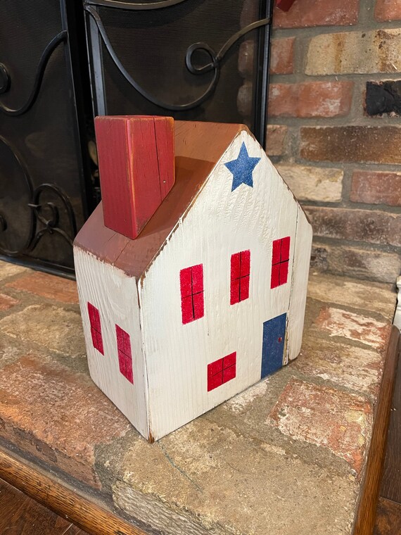 Rustic Large Solid Wood House | Etsy