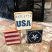 Rustic Wood American Flag Blocks - Etsy