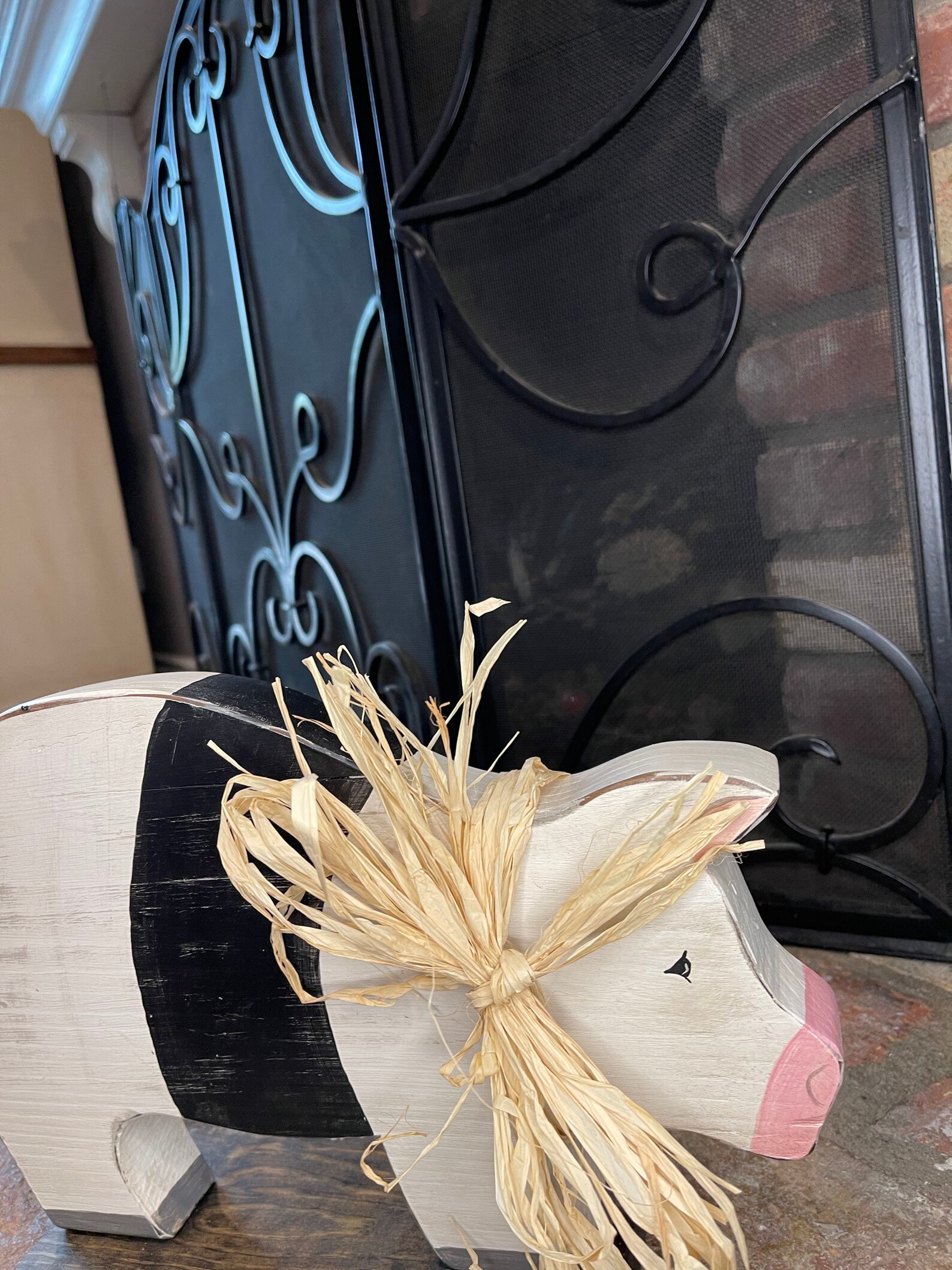 Rustic Farmhouse Pig - Etsy