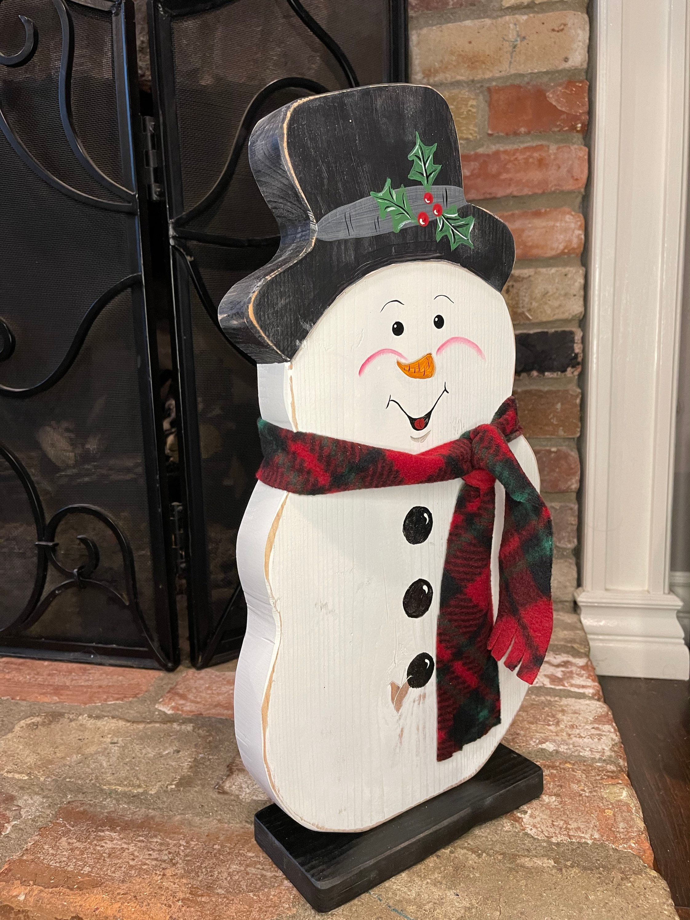 Rustic Wood Snowman (large) - Etsy