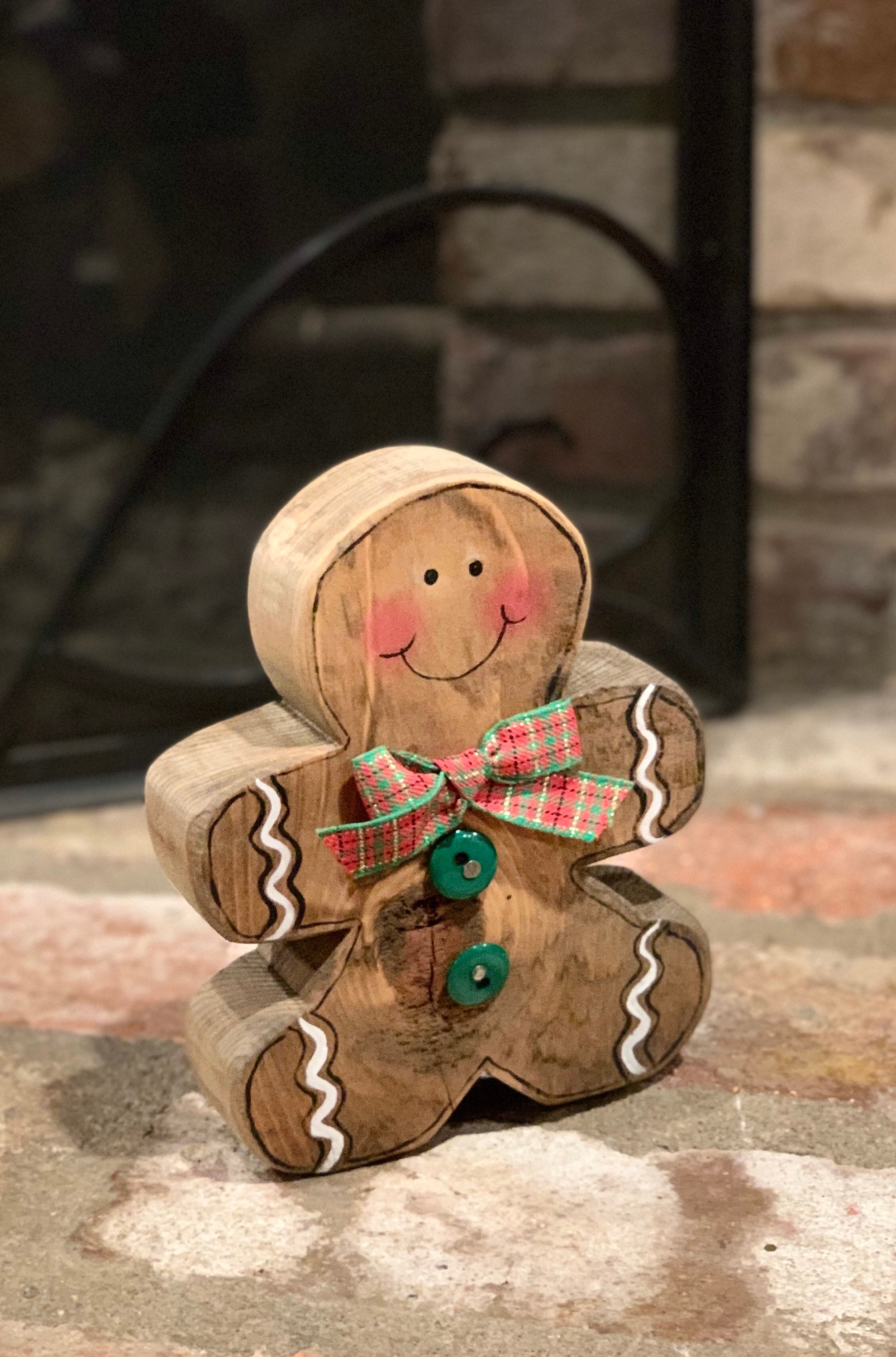 Rustic Gingerbread Man - Etsy