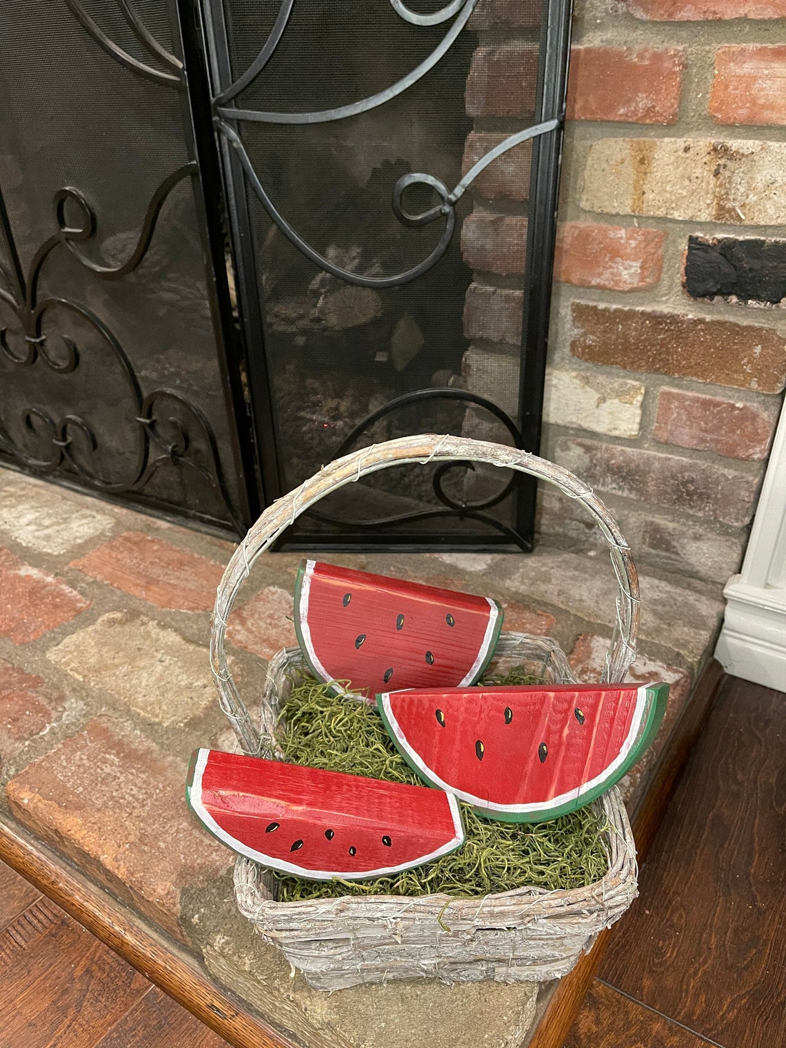 Rustic Small Watermelon Set 3 - Etsy