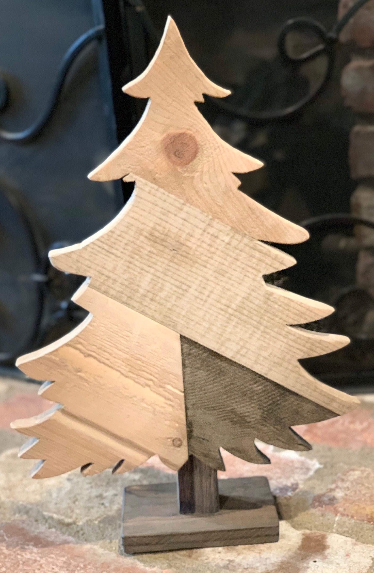 Rustic Classic Wood Xmas Tree - Etsy