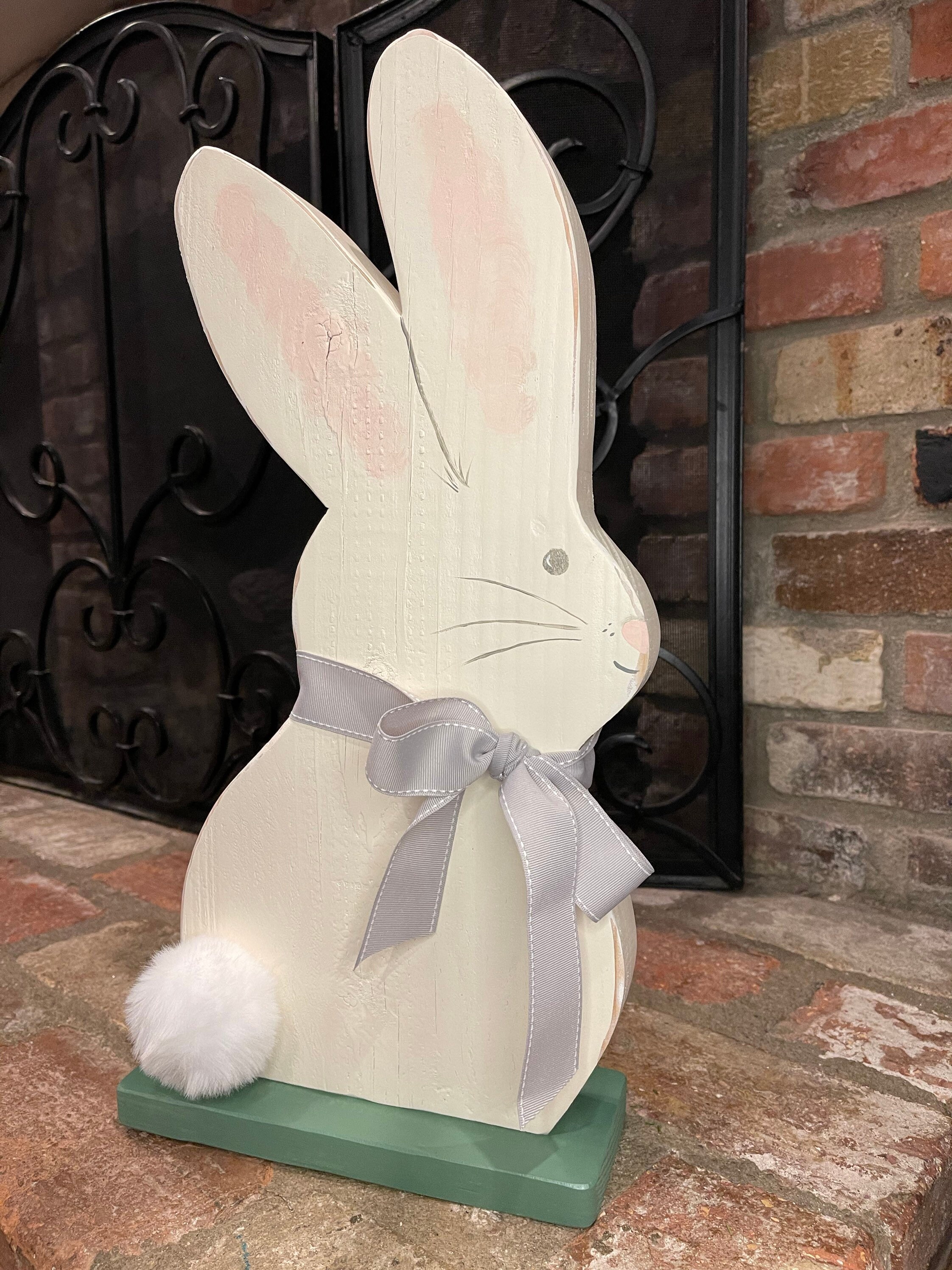 Rustic Wood Easter Bunny - Etsy