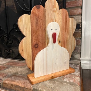Rustic Wood Turkey - Etsy