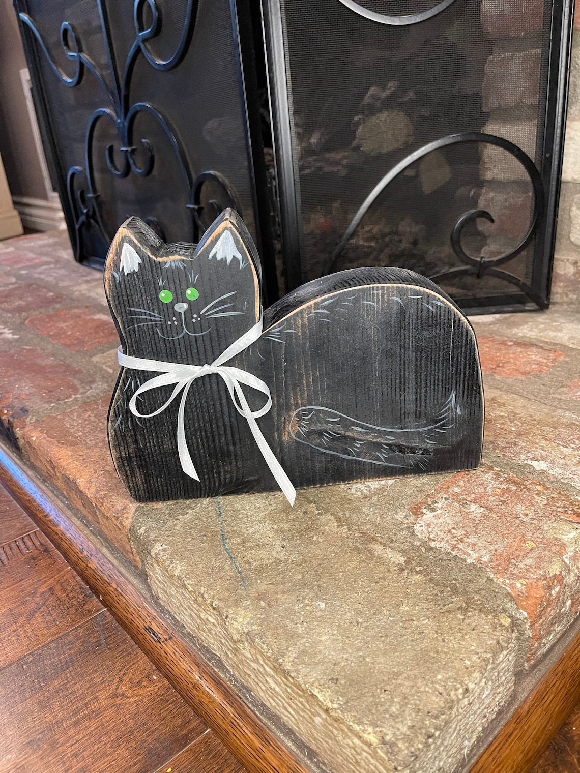 Rustic Wood Cat medium - Etsy