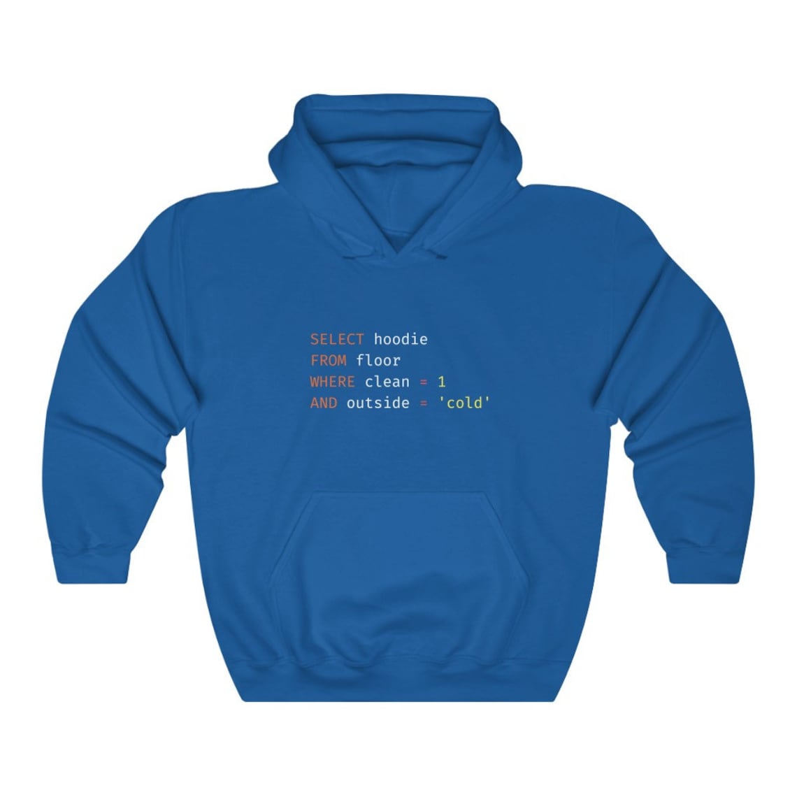 Select Hoodie SQL Hoodie. Coding Funny Hoodie, Programming Sweatshirt ...