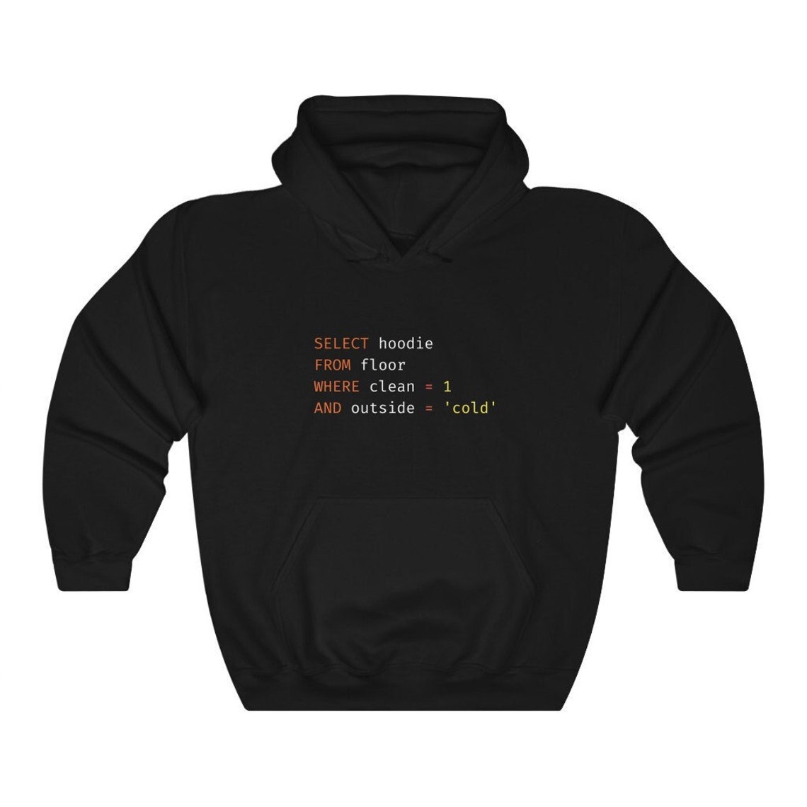Select Hoodie SQL Hoodie. Coding Funny Hoodie, Programming Sweatshirt, Software Developer ...