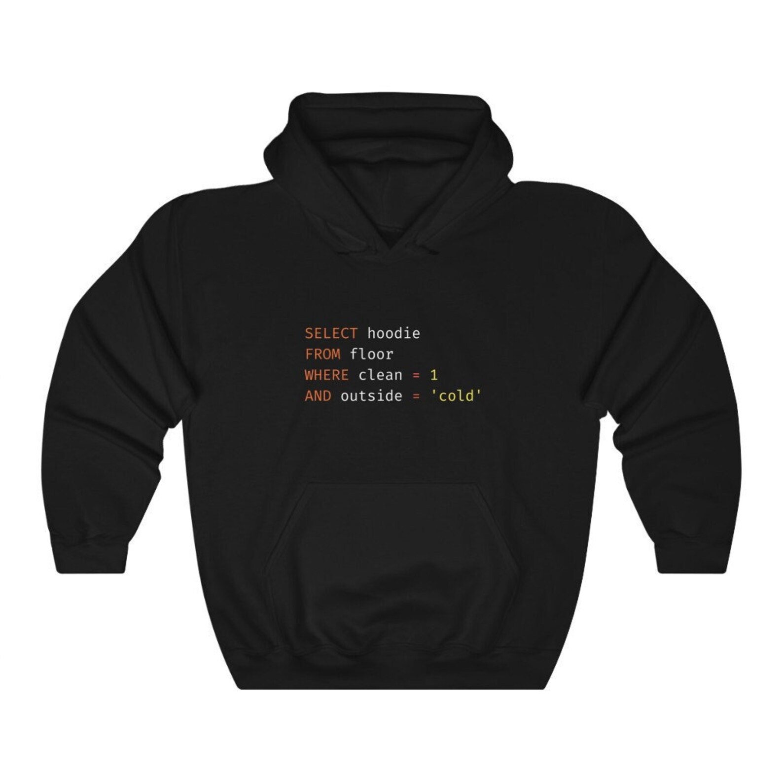 Select Hoodie SQL Hoodie. Coding Funny Hoodie, Programming Sweatshirt ...