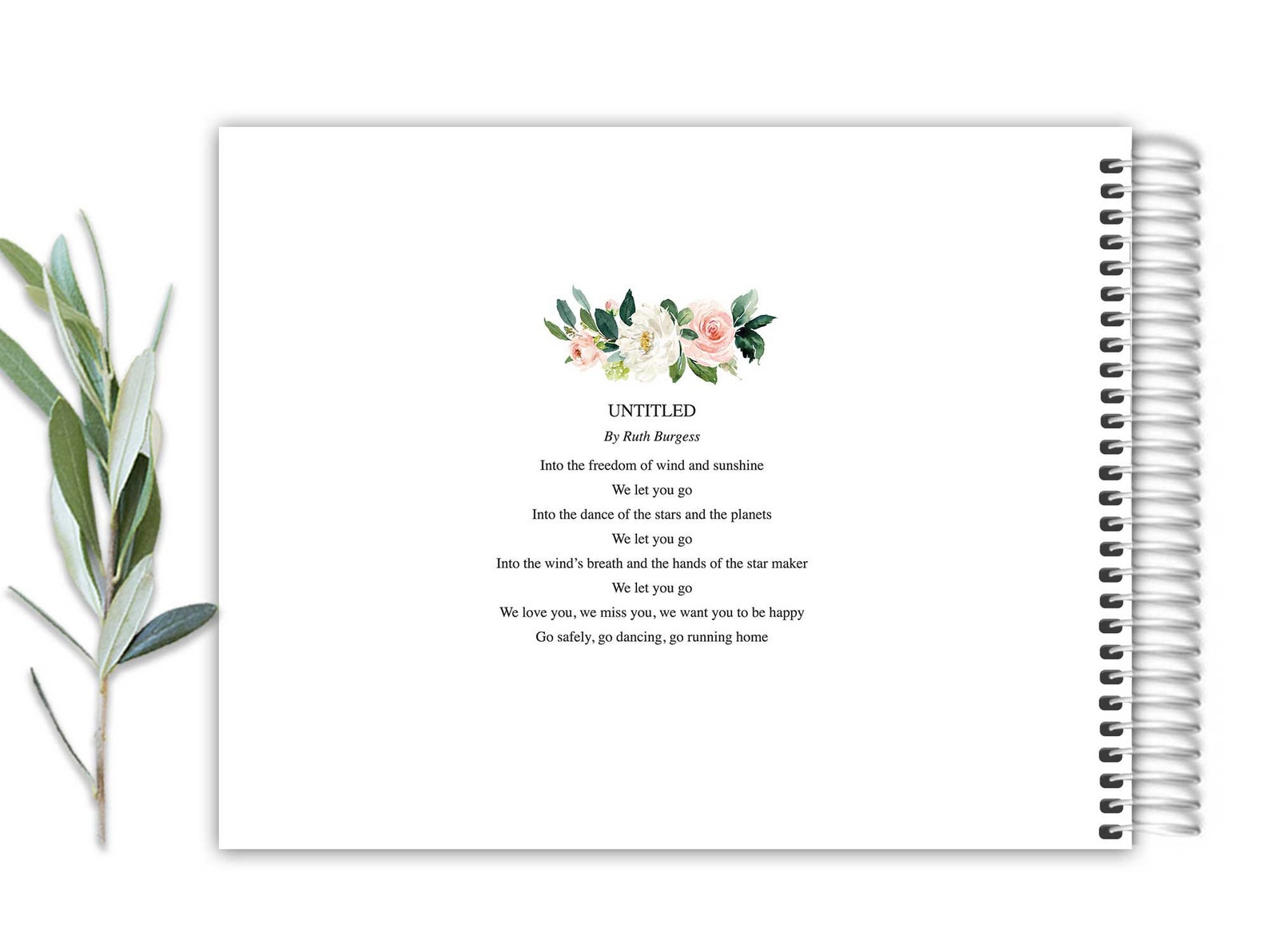 Memorial Service Guest Book A Life Remembered Funeral Guest - Etsy