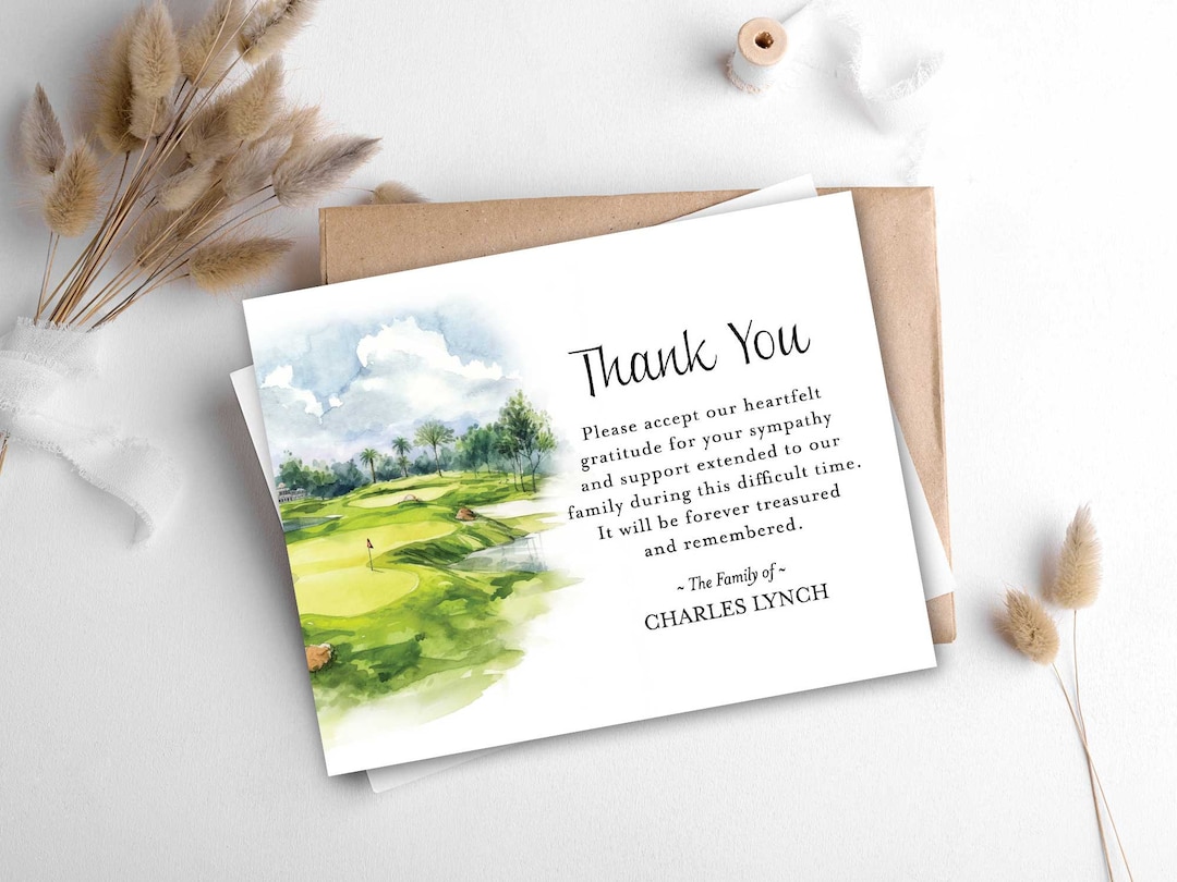 Sympathy Acknowledgement Cards, Funeral Thank You and Bereavement Notes ...