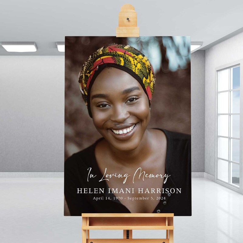 Memorial Photo Sign - Etsy