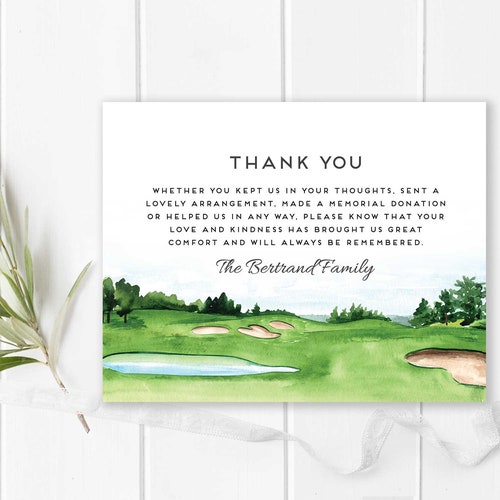 Sympathy Acknowledgement Cards Funeral Thank You and | Etsy