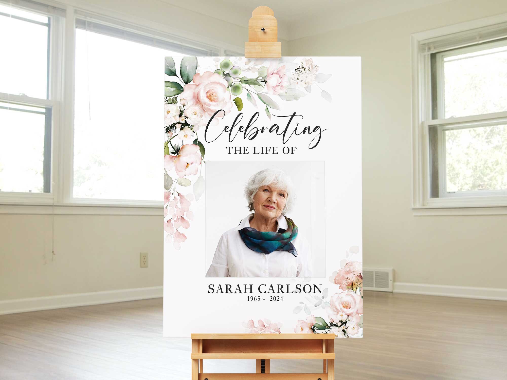 Funeral Welcome Sign Template Celebration of Life Poster - Etsy