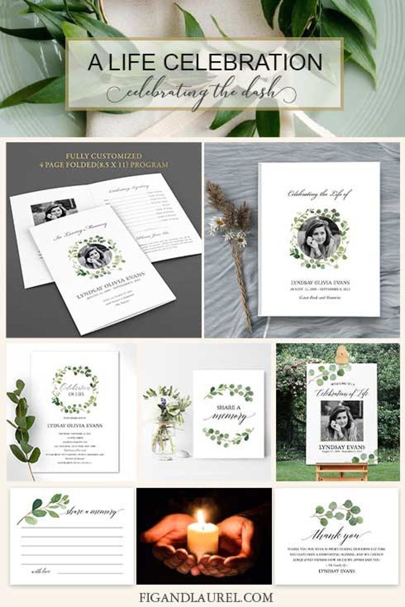 Funeral Thank You Cards, Sympathy Acknowledgement Cards, After Funeral ...