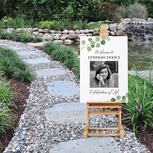 Funeral Welcome Sign - Celebration of Life Decoration | Large Funeral ...