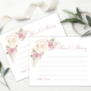 Share A Memory Card Printable Template Memory Card Share a Memory ...